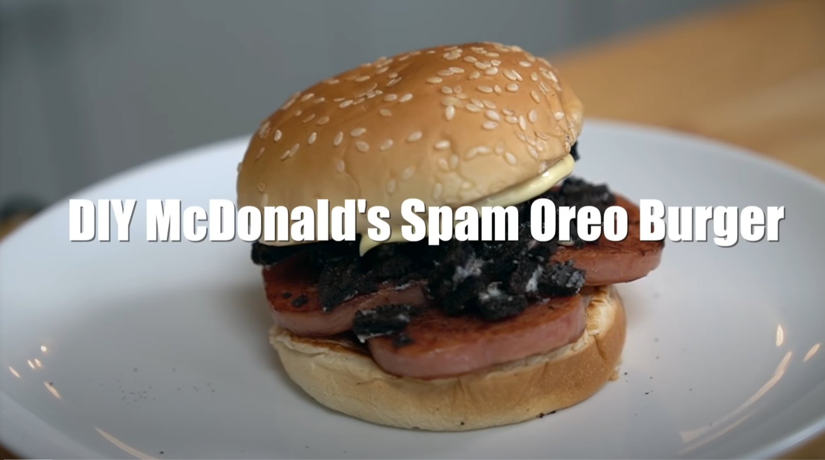 McDonald’s China’s Spam and Oreo Burger Recipe | Burger Review